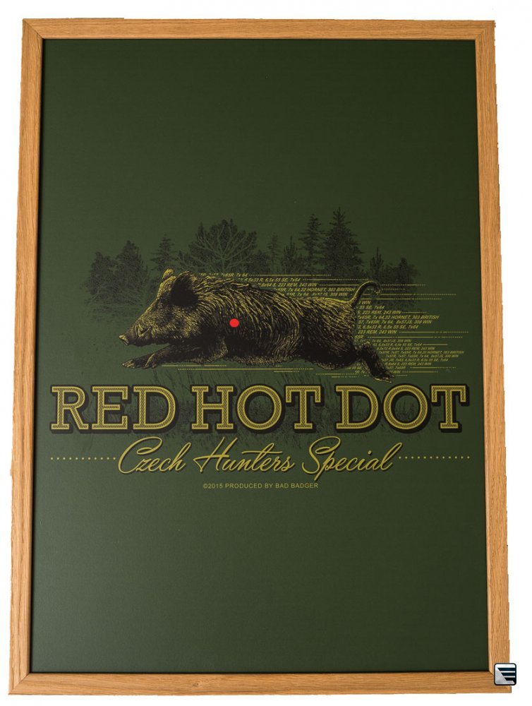 Obraz - Kanec - Red Hot Dot :: MARS & ARMS